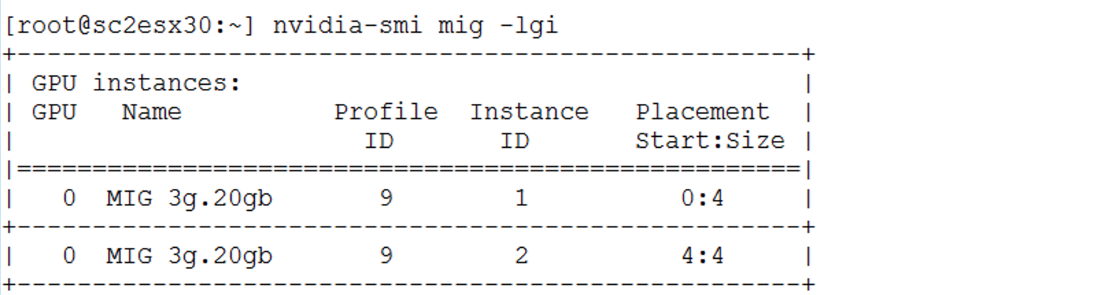vSphere 7 with Multi-Instance GPUs (MIG) on the NVIDIA A100 for Machine ...