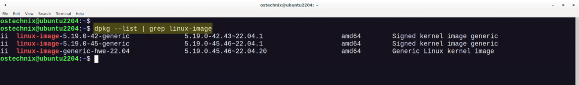 How To Check All Installed Linux Kernels Ostechnix Linuxpunx
