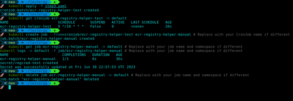 Auto Update Aws Ecr Token In Kubernetes With Cronjobs Linuxpunx