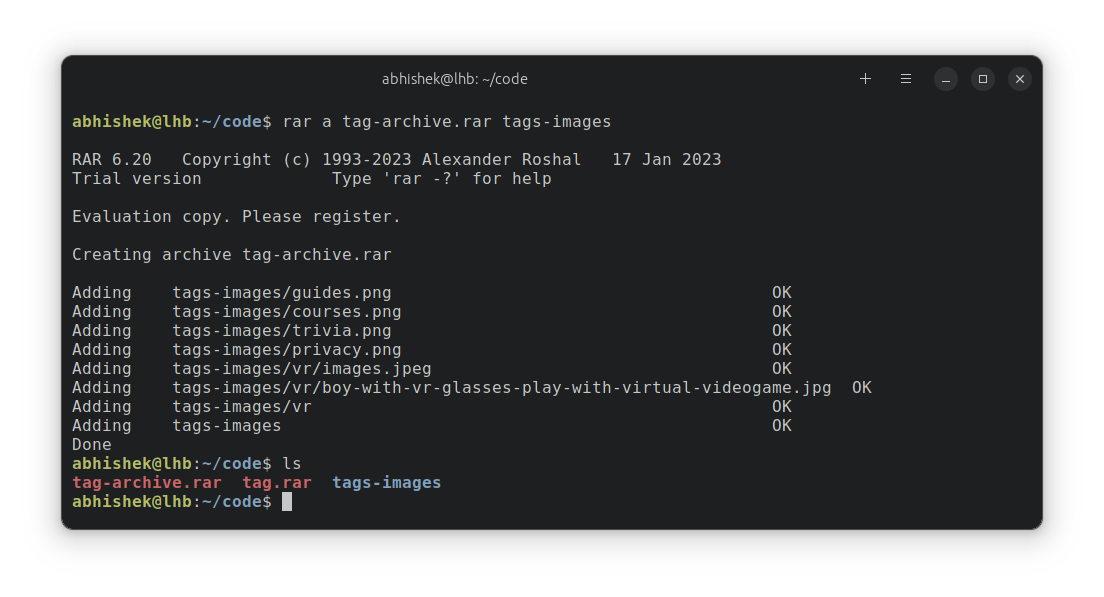 How to Extract and Create RAR Files in Linux - LinuxPunx