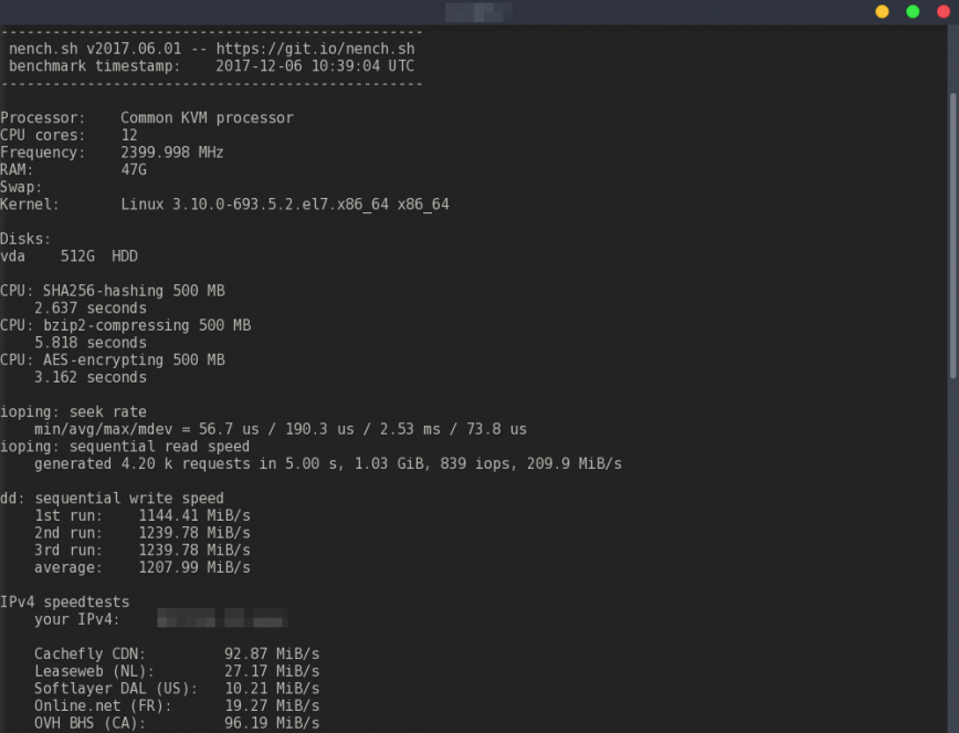 Linux benchmark scripts and tools